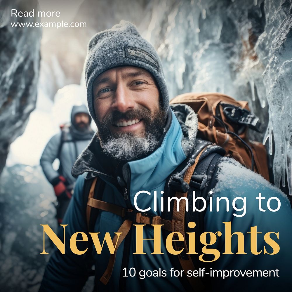 Self-improvement Facebook post template | Free Photo - rawpixel