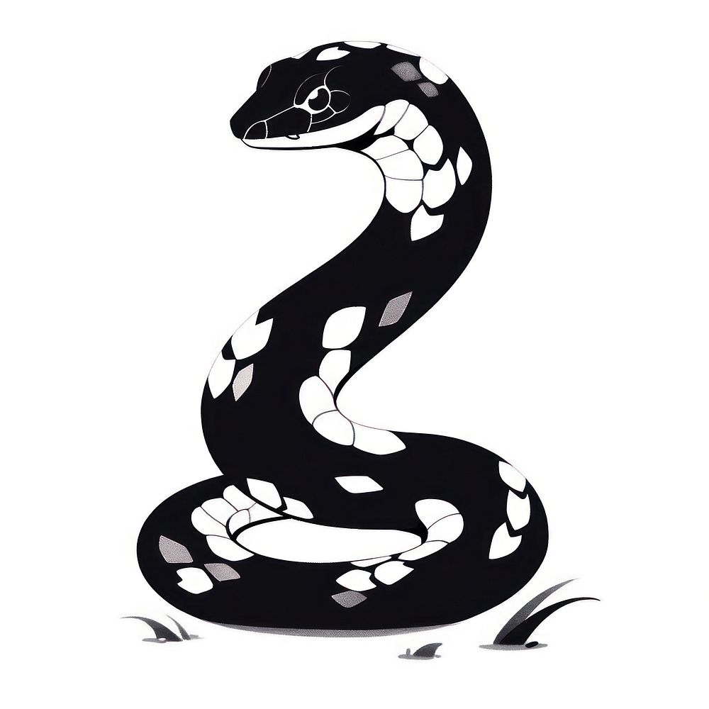 Snake Animal animal snake stencil. | Free Photo Illustration - rawpixel