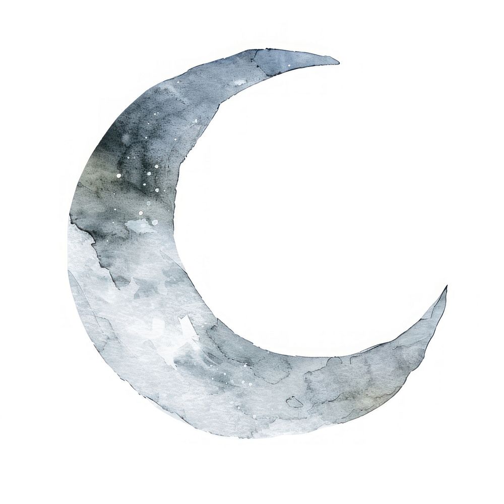 Clean grey crescent astronomy outdoors | Free Photo Illustration - rawpixel