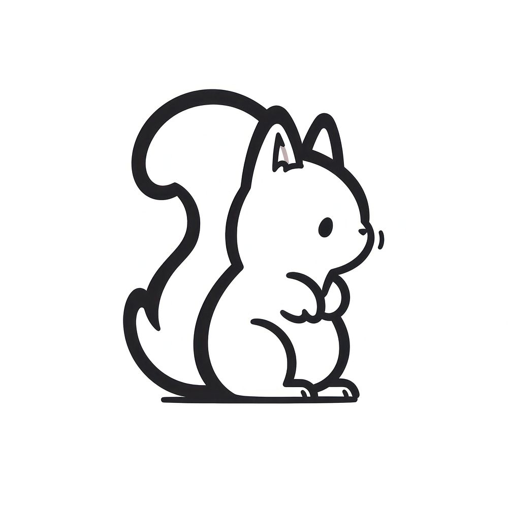 Squirrel Animal dynamite weaponry stencil. | Free Photo Illustration ...