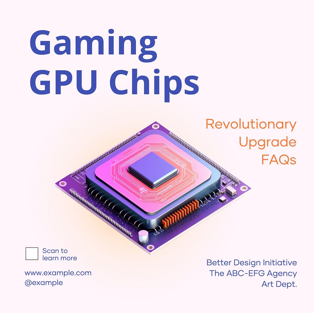 Gaming GPU Instagram post template | Free Photo - rawpixel