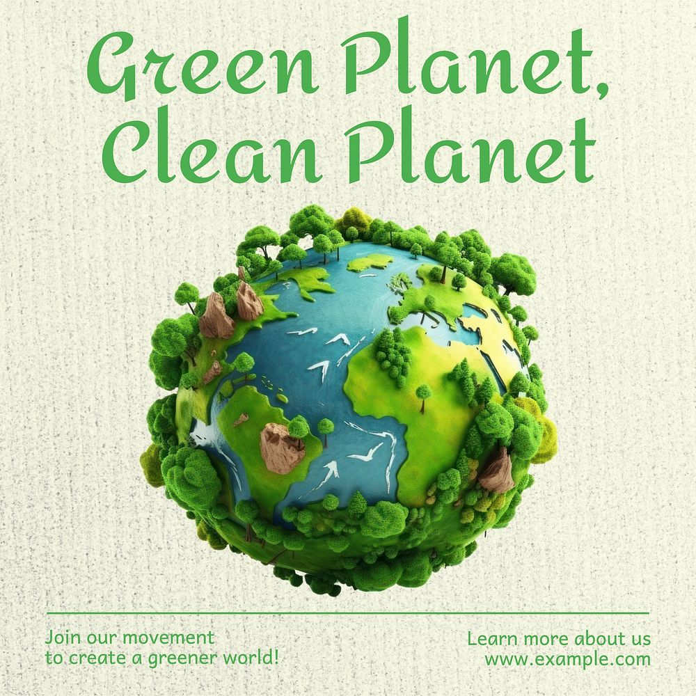 Green & clean planet Instagram | Free Photo - rawpixel