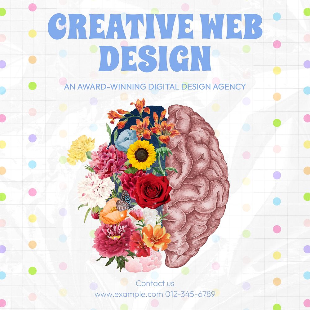 Creative web design Instagram post | Free Photo - rawpixel