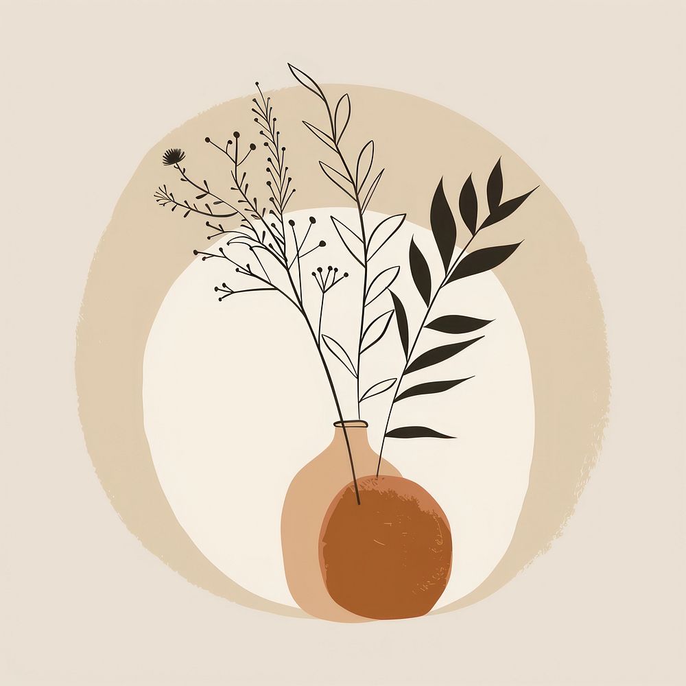 Boho aesthetic logo art graphics | Free Photo Illustration - rawpixel