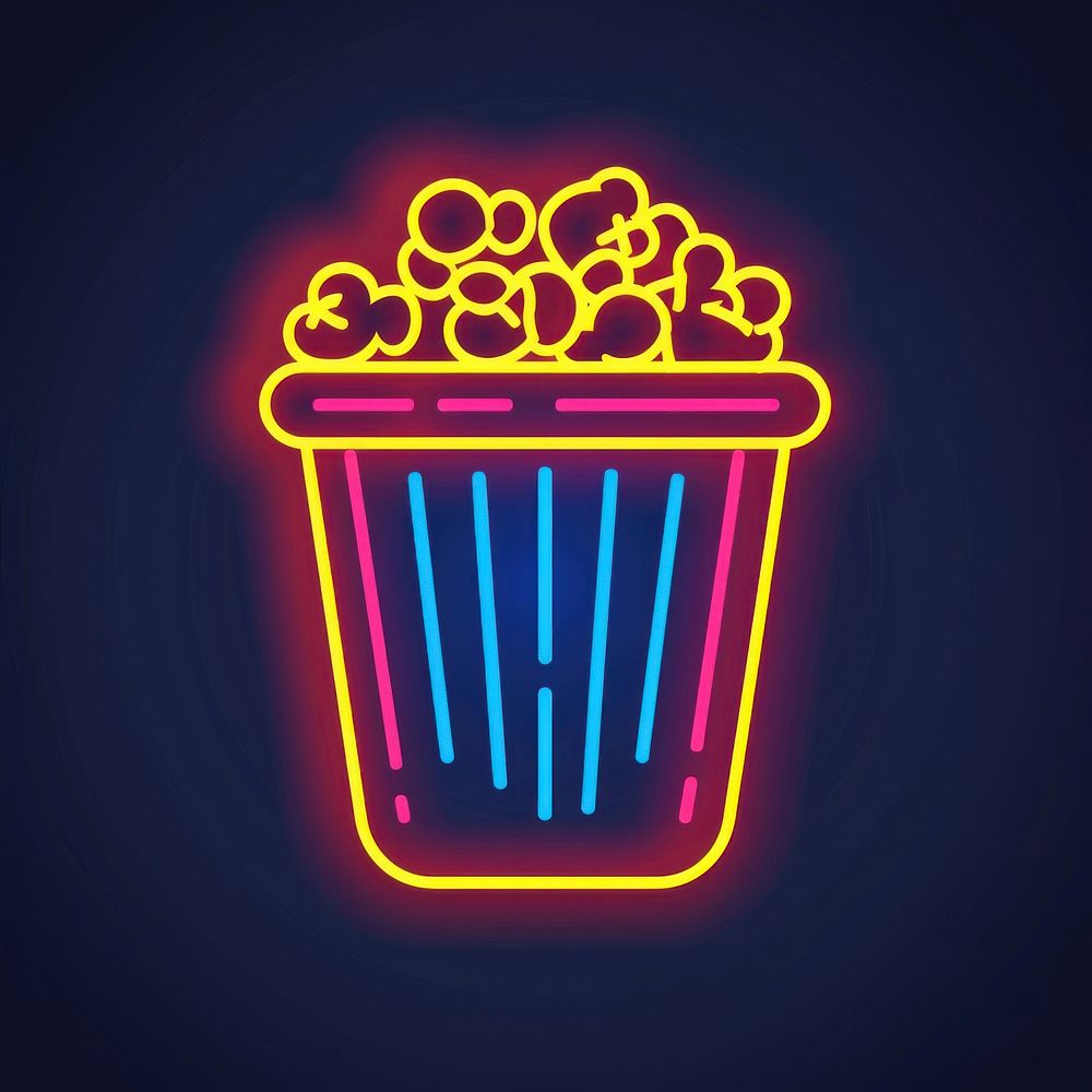 Movie neon scoreboard light. | Free Photo Illustration - rawpixel