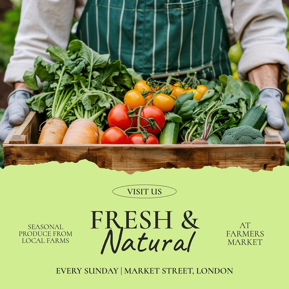 Fresh & natural food Facebook | Free Photo - rawpixel