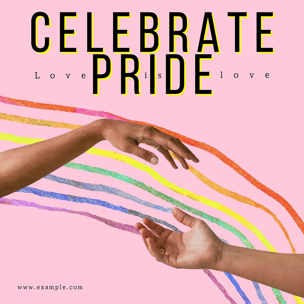 Pride month Instagram post template | Free Photo - rawpixel Pride month Instagram post template | Free Photo - rawpixel