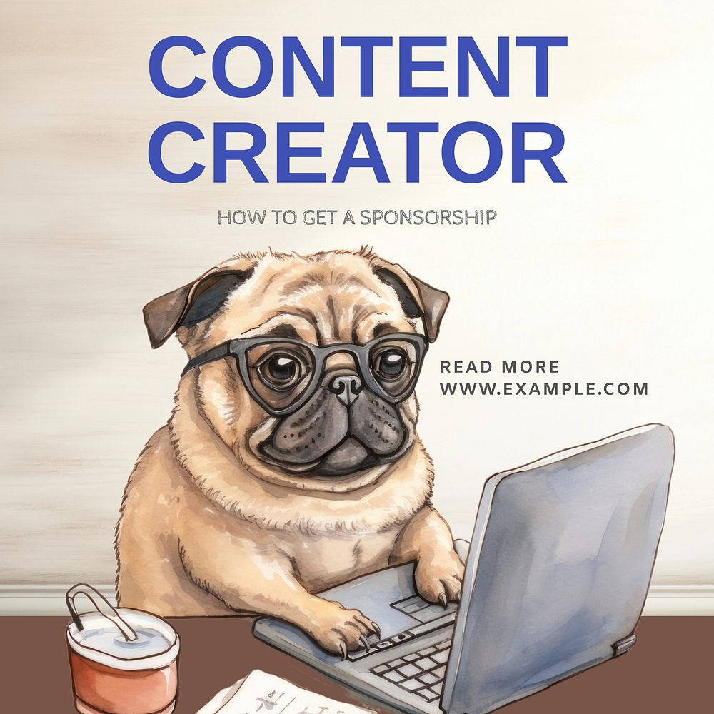 Influencer sponsorship Instagram post template | Free Photo - rawpixel