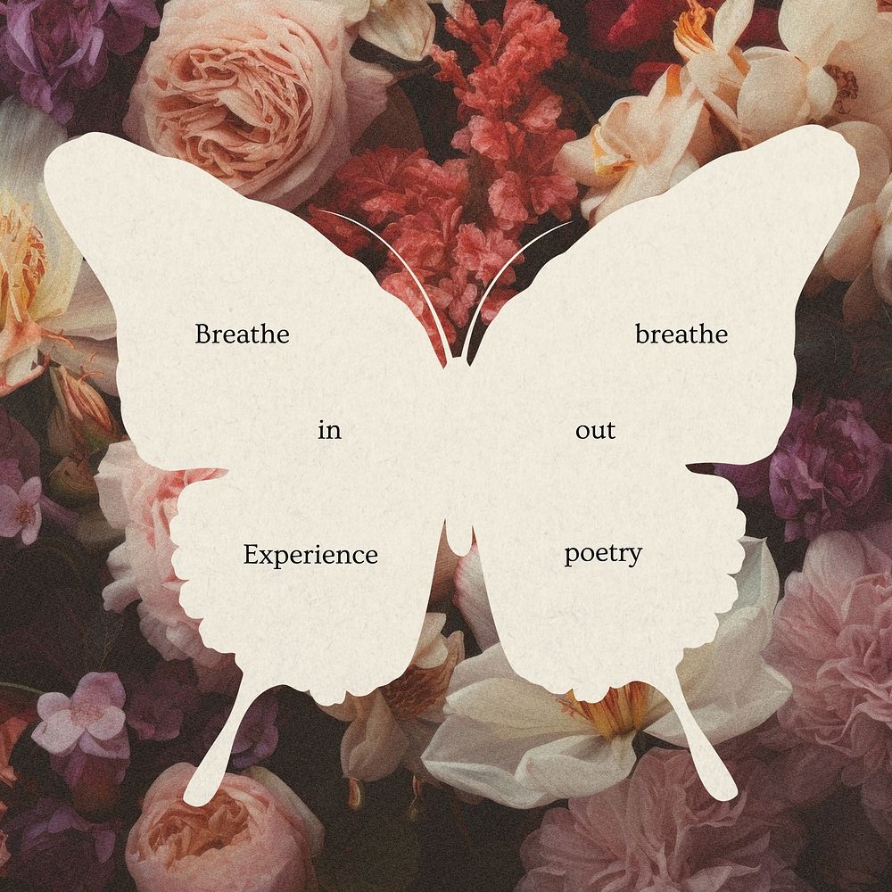 Poetry quote Instagram post template | Free Photo - rawpixel