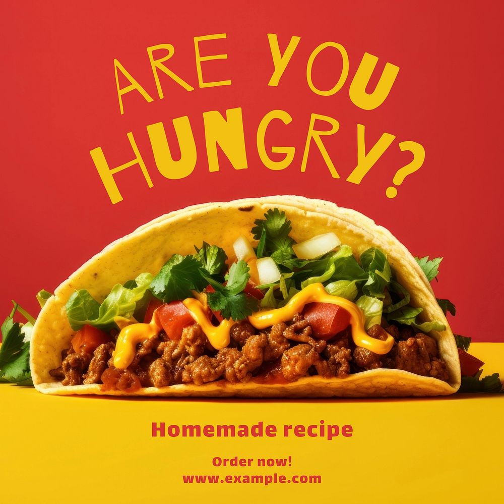 Food Facebook post template | Free Photo - rawpixel