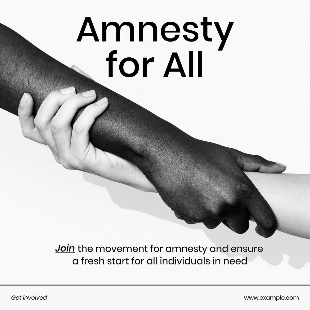 Amnesty all Facebook post template | Free Photo - rawpixel