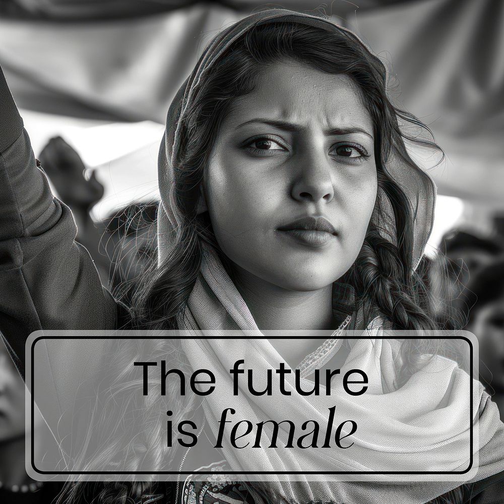 Future is female Facebook post | Free Photo - rawpixel
