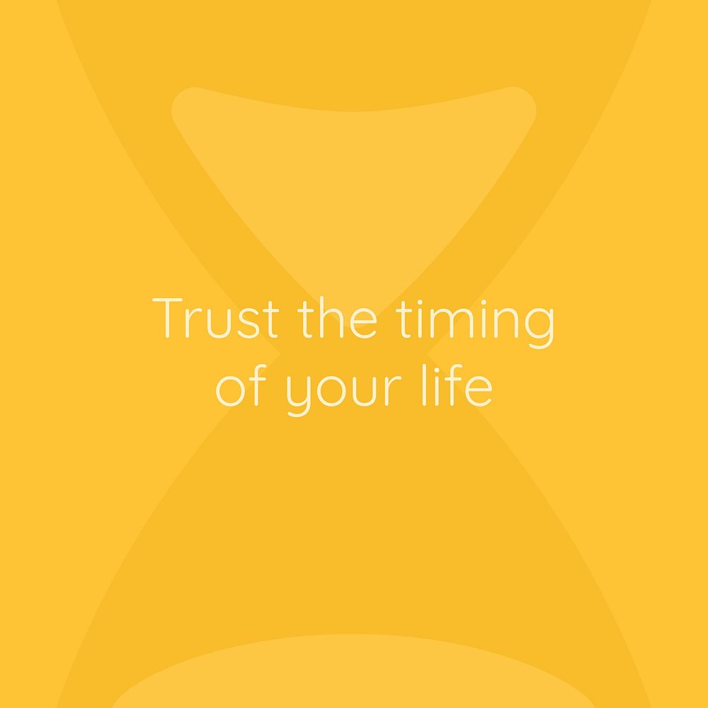 Trust Timing Your Life Quote Free Photo Rawpixel