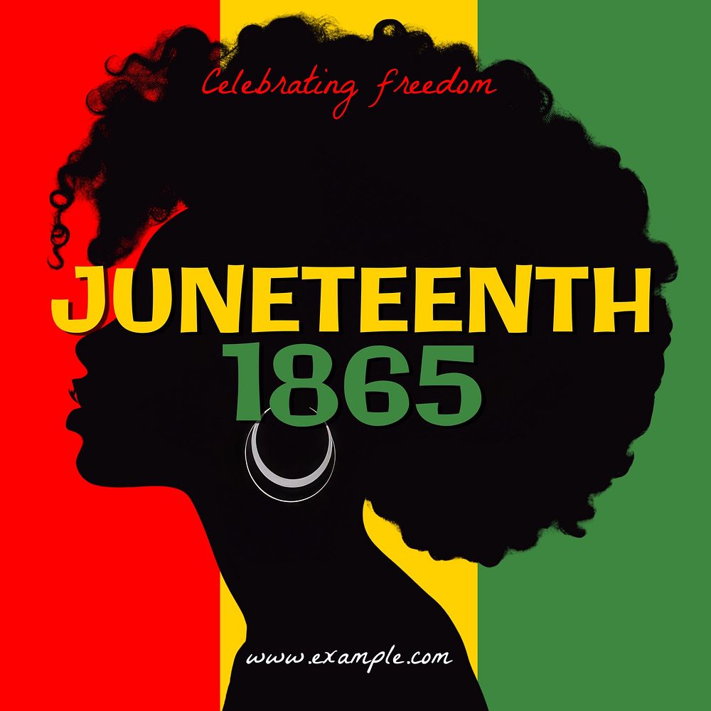 Juneteenth Instagram post template | Free Photo - rawpixel