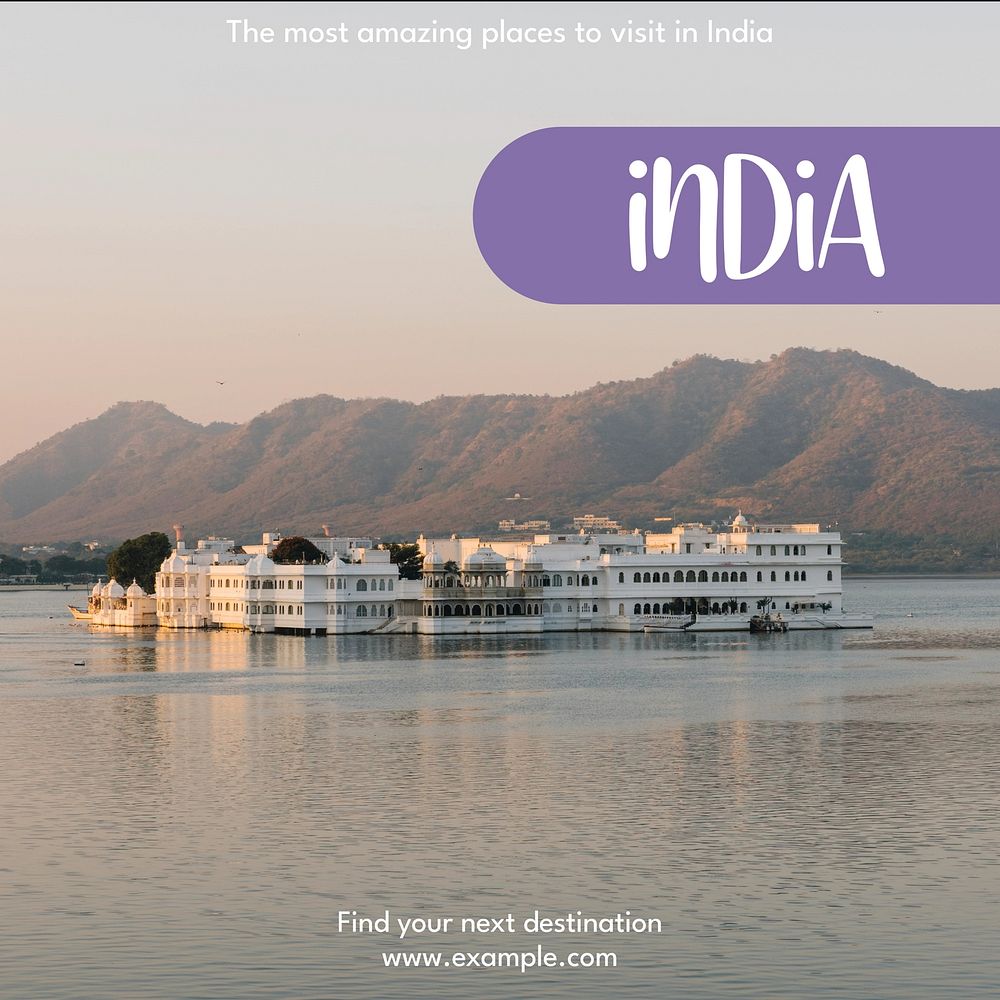 India travel blog Instagram post | Free Photo - rawpixel