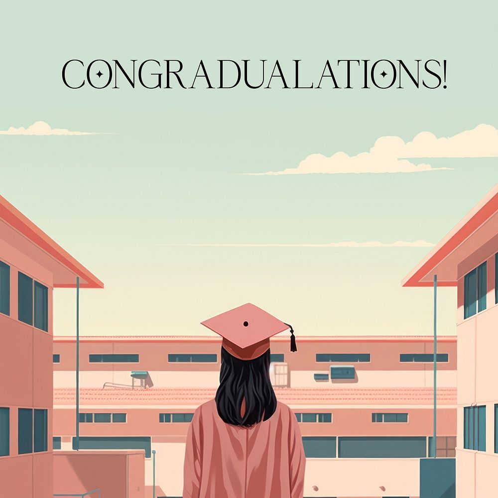 Graduation quote Instagram post template | Premium Photo - rawpixel