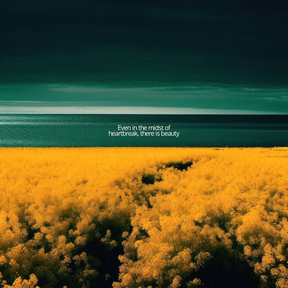 Heartbroken quote Instagram post template | Premium Photo - rawpixel