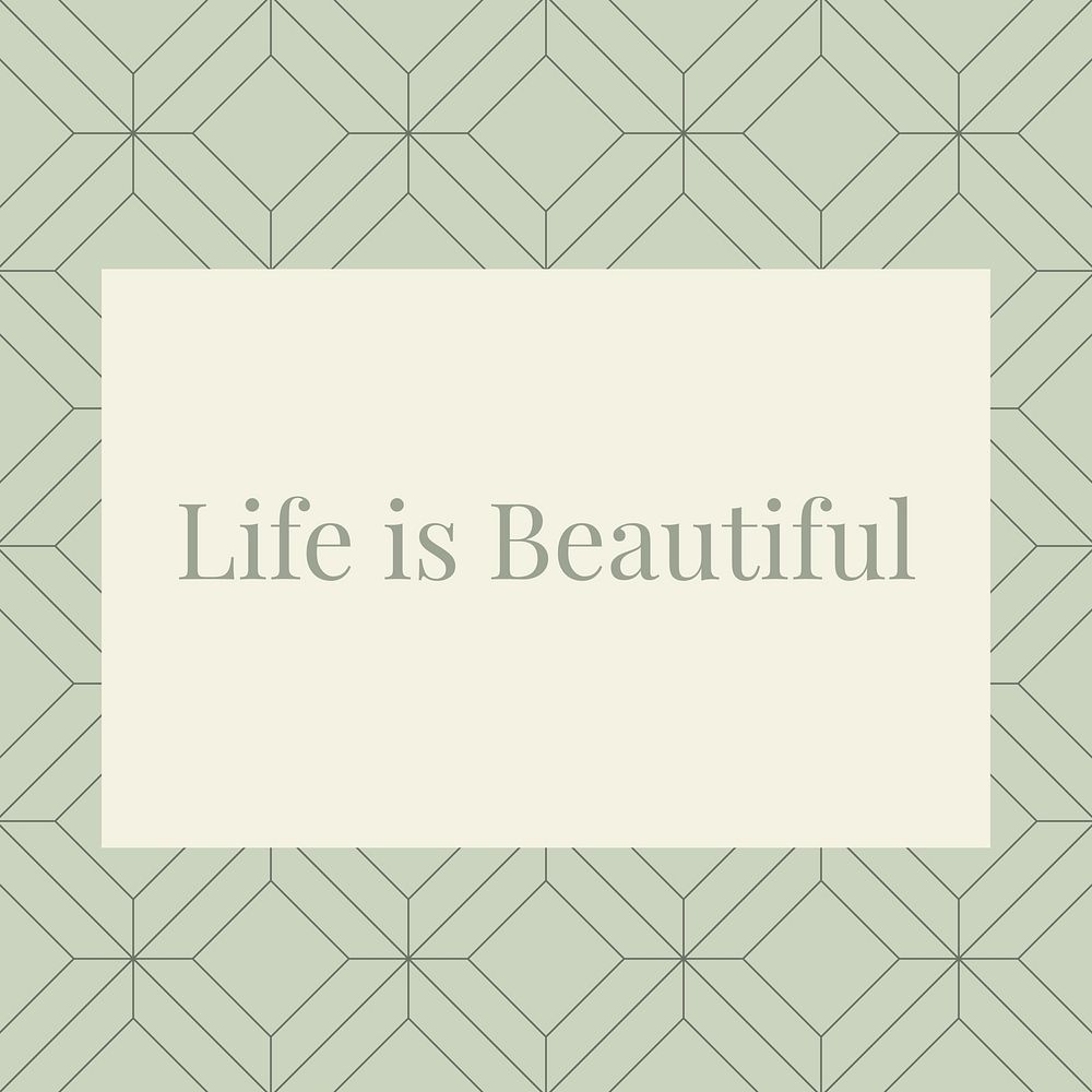 Beautiful life quote Instagram post | Premium Photo - rawpixel