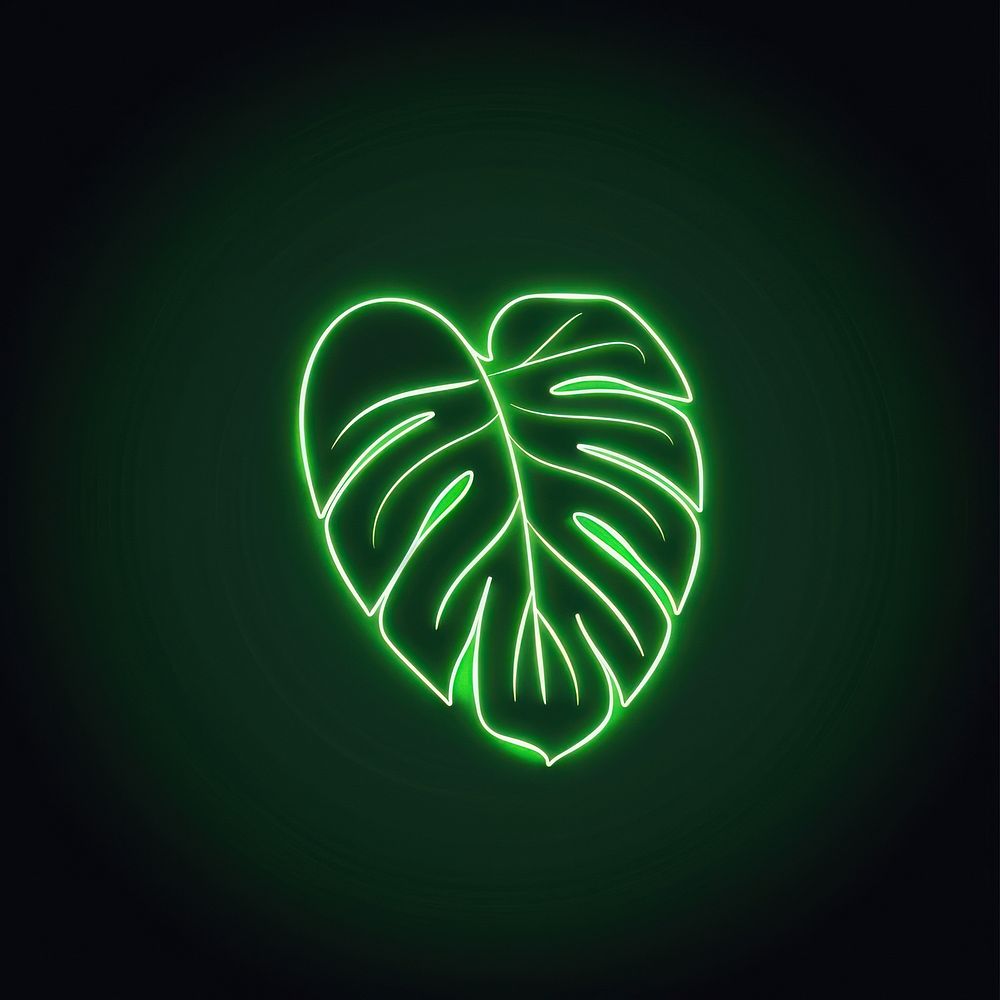 Monstera icon light plant leaf. | Free Photo Illustration - rawpixel