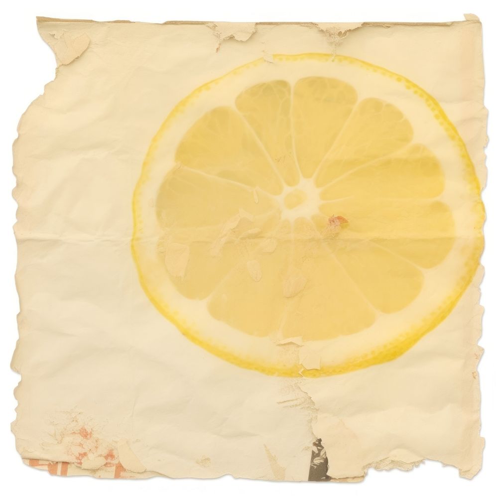 Lemon ripped paper produce person | Free Photo Illustration - rawpixel
