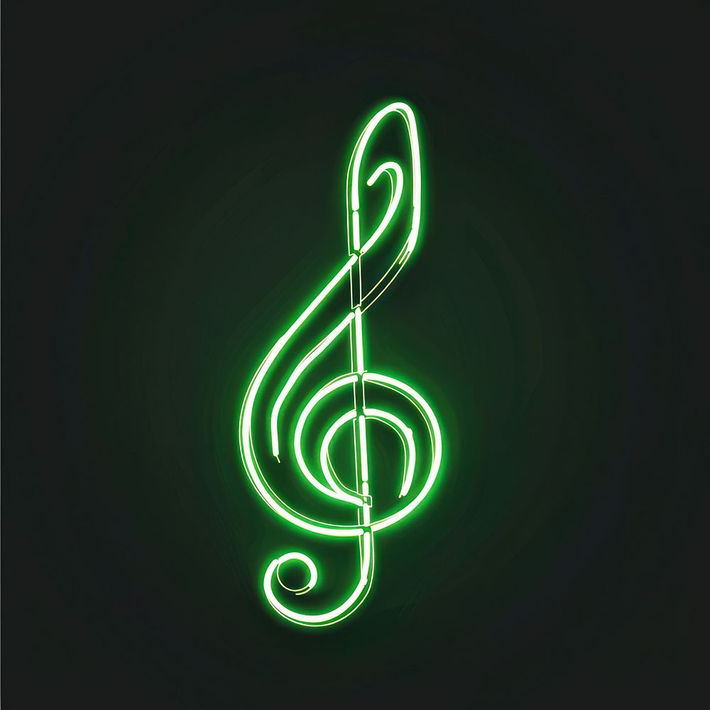 Music icon neon light disk. | Free Photo Illustration - rawpixel
