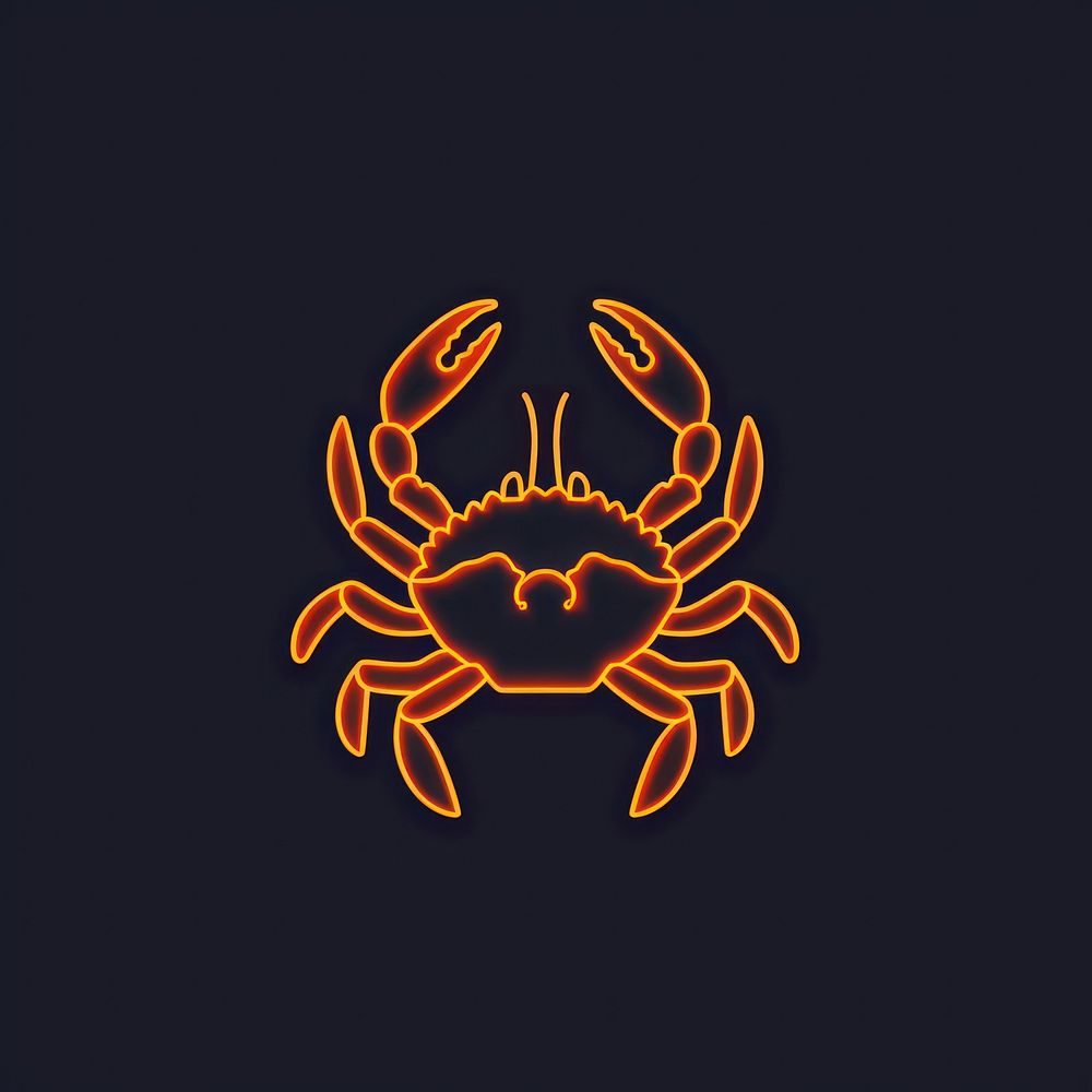 Crab icon invertebrate seafood bonfire. | Free Photo Illustration ...
