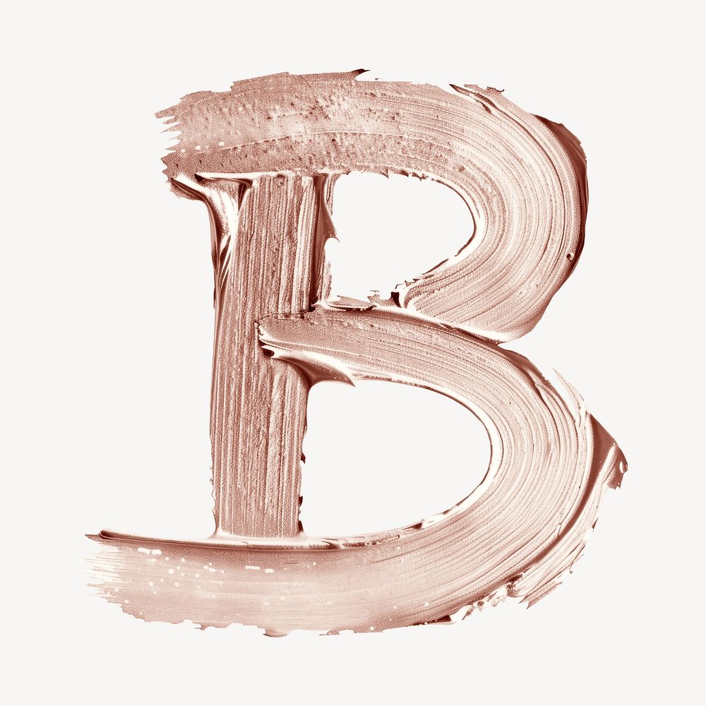 Letter B brush strokes alphabet | Premium Photo Illustration - rawpixel