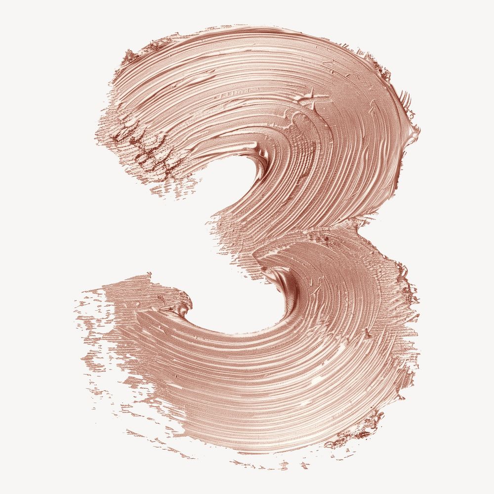 Letter number 3 white background | Premium Photo Illustration - rawpixel