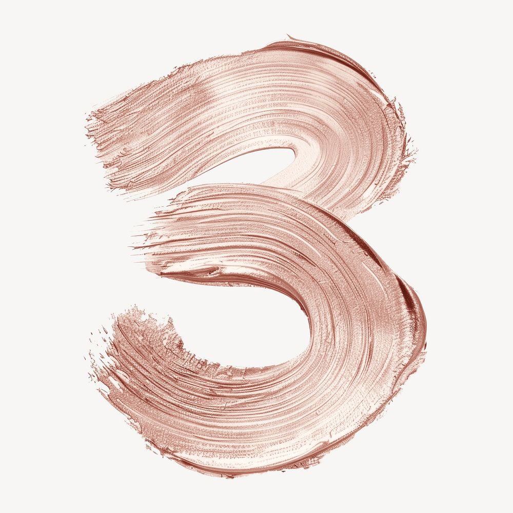 Letter number 3 white background | Free Photo Illustration - rawpixel