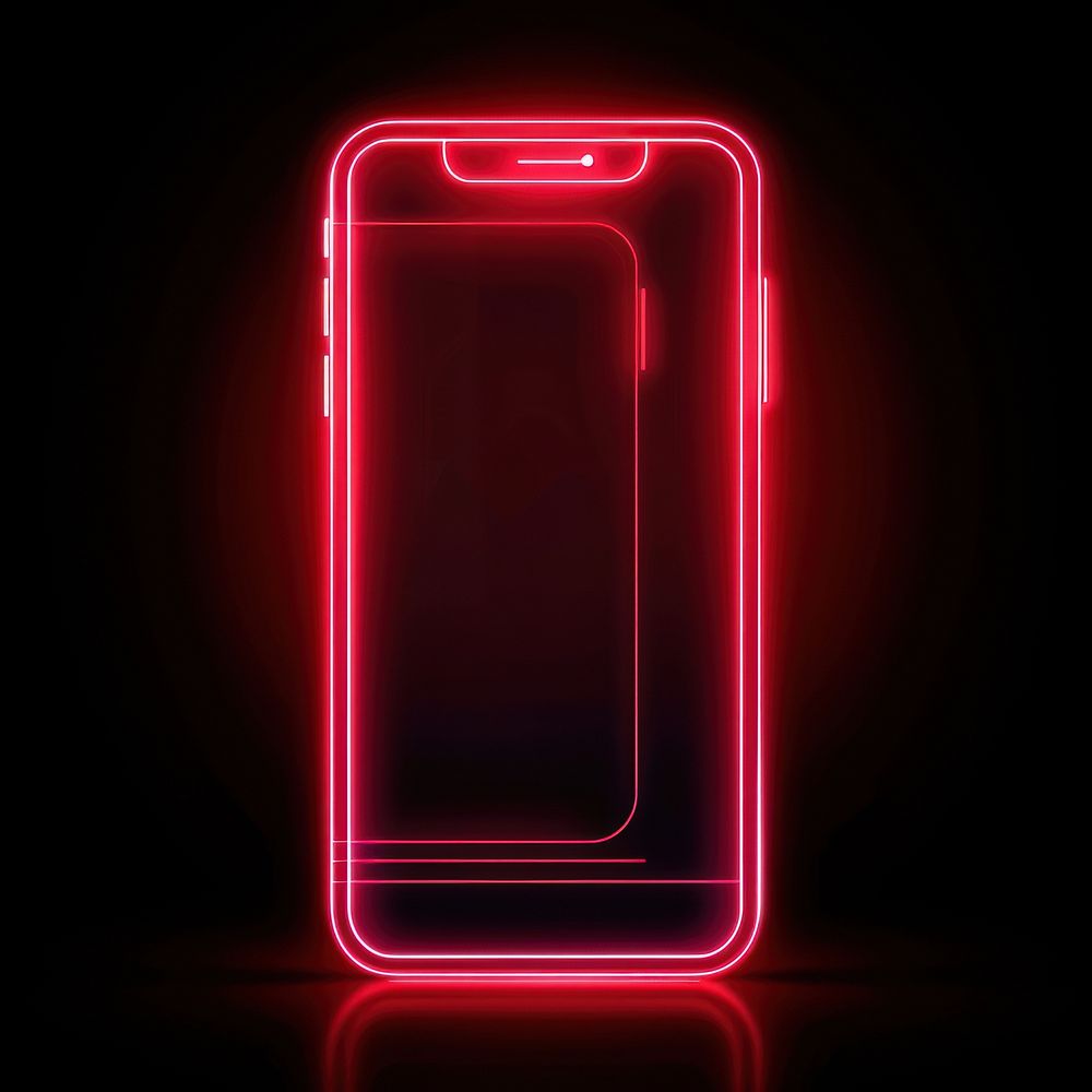Mobile neon light. | Free Photo Illustration - rawpixel