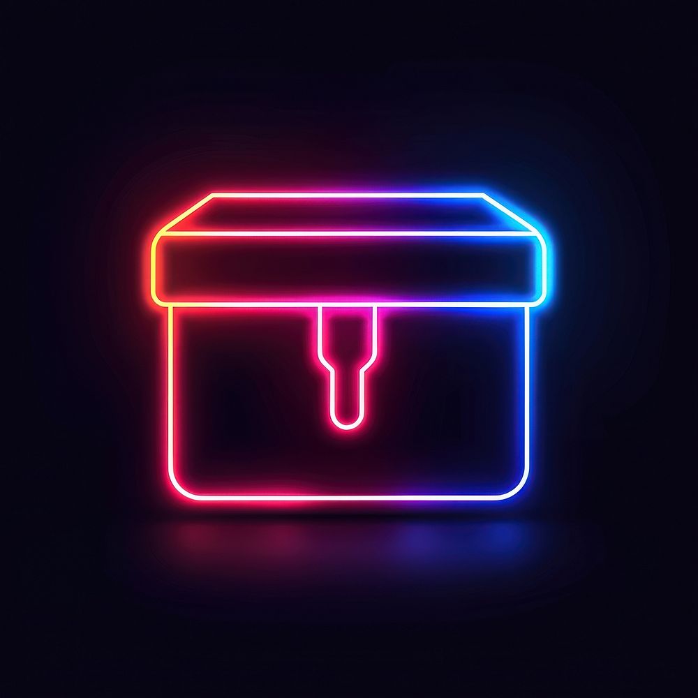 Cd box neon scoreboard light. | Free Photo Illustration - rawpixel