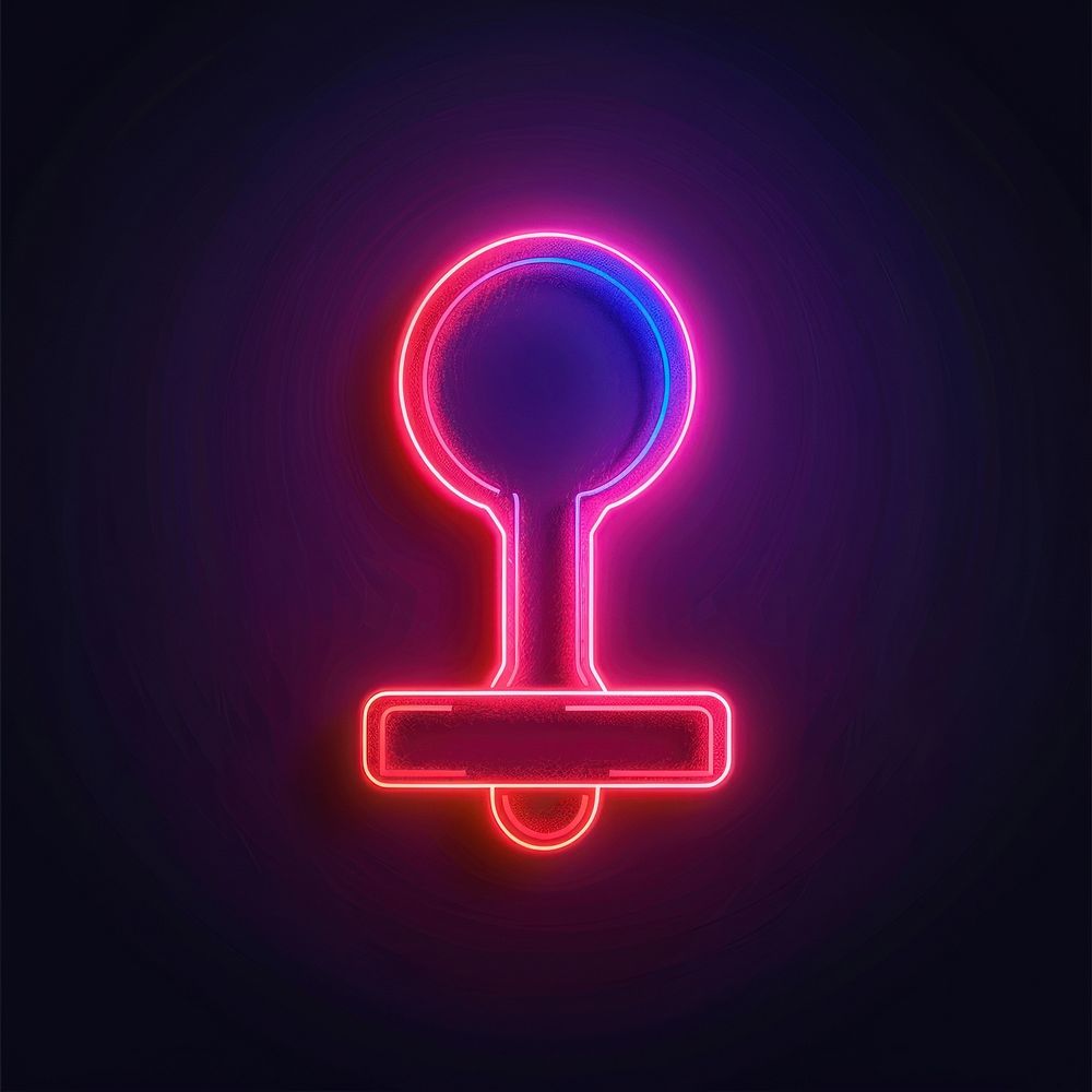 Rubber stamp neon light. | Free Photo Illustration - rawpixel