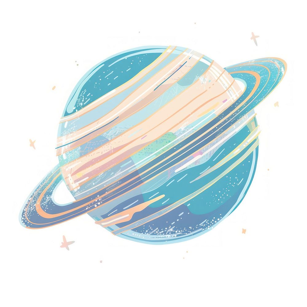 Aesthetic boho uranus planet astronomy | Free Photo Illustration - rawpixel