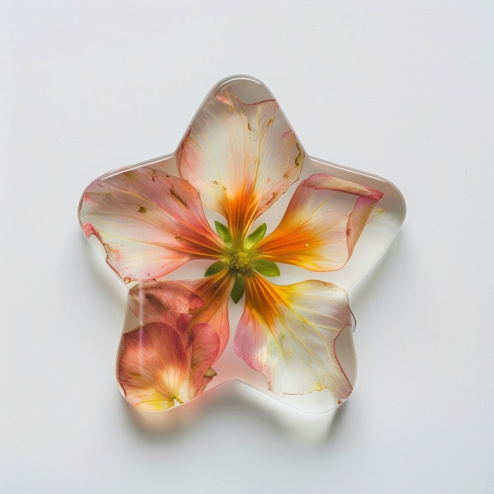 Flower resin star shaped accessories | Free Photo - rawpixel