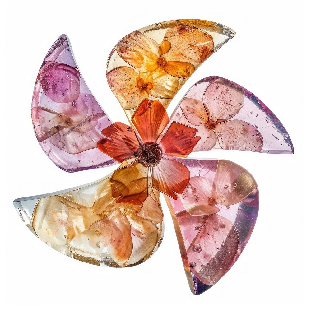 Flower resin windmill shaped accessories | Free Photo - rawpixel