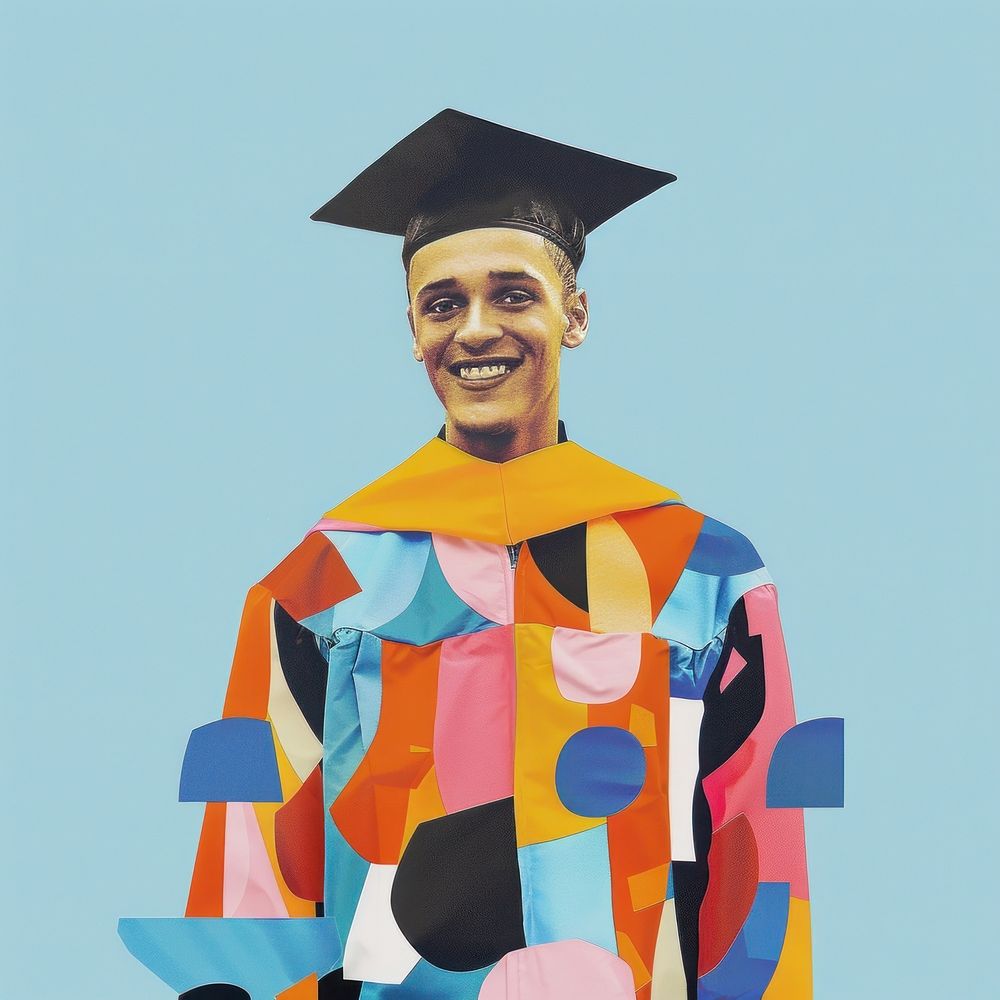 Collage graduation boy portrait people | Free Photo Illustration - rawpixel