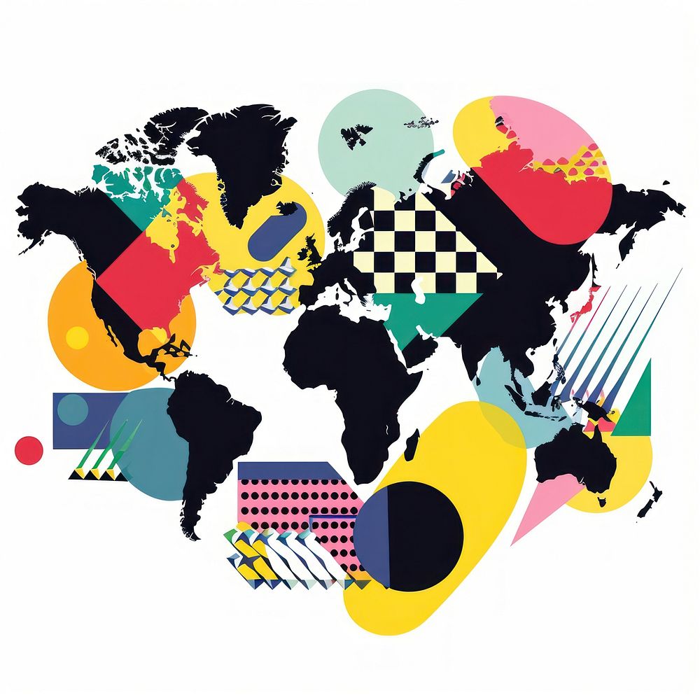 World graphics advertisement collage. | Free Photo Illustration - rawpixel