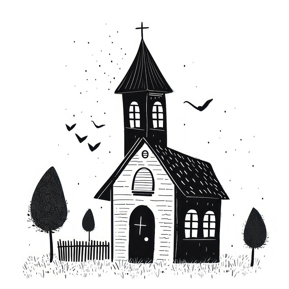 Art architecture illustrated building. | Free Photo Illustration - rawpixel