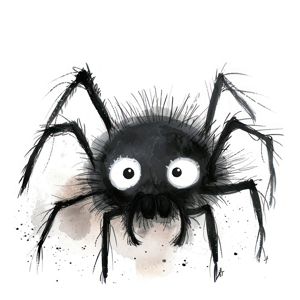 Spider art invertebrate illustrated. | Free Photo Illustration - rawpixel