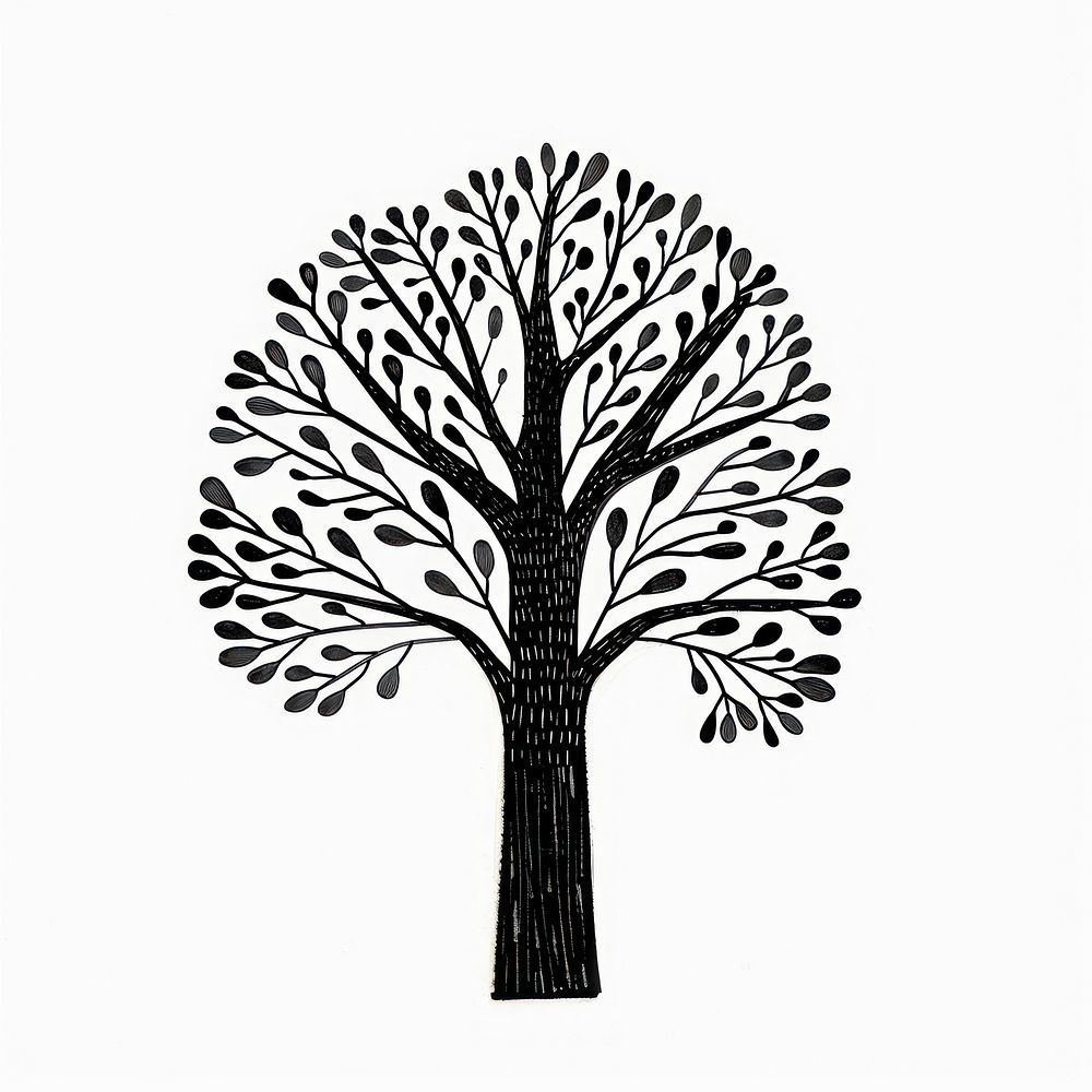 Art illustrated silhouette drawing. | Free Photo Illustration - rawpixel