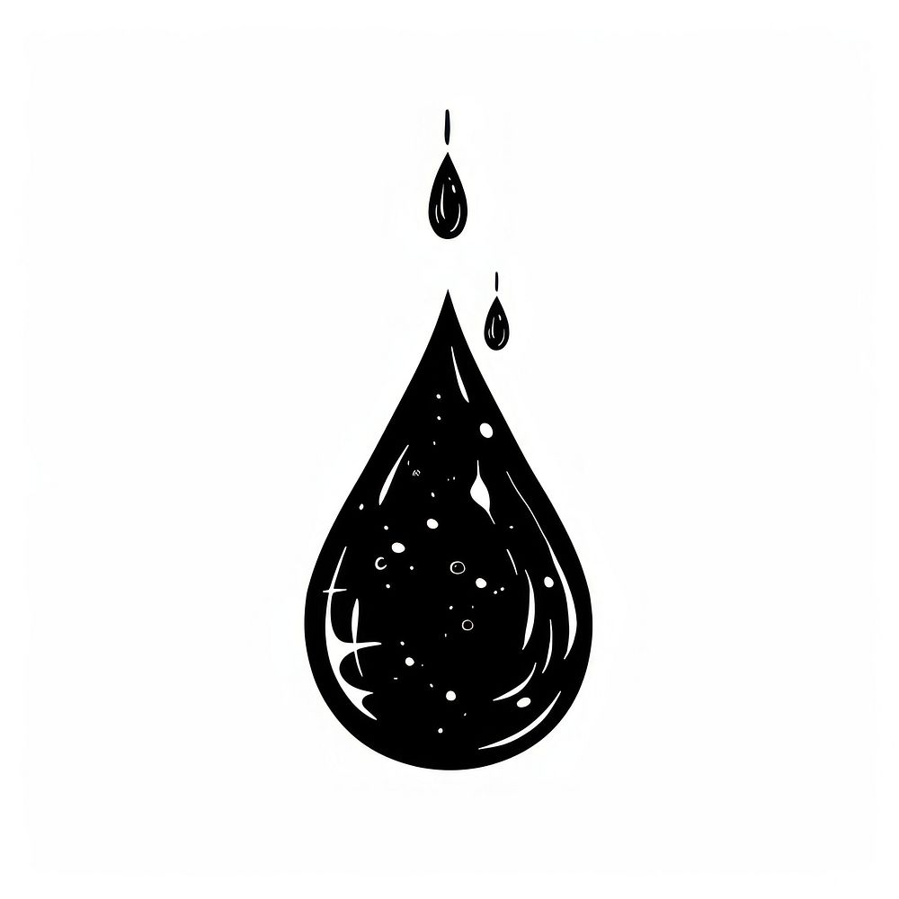 Droplet stencil. | Free Photo Illustration - rawpixel