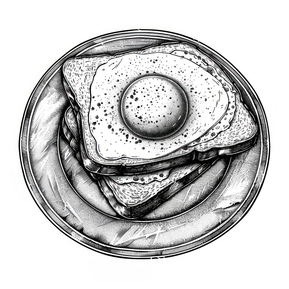 Brunch sketch illustrated drawing. | Free Photo Illustration - rawpixel