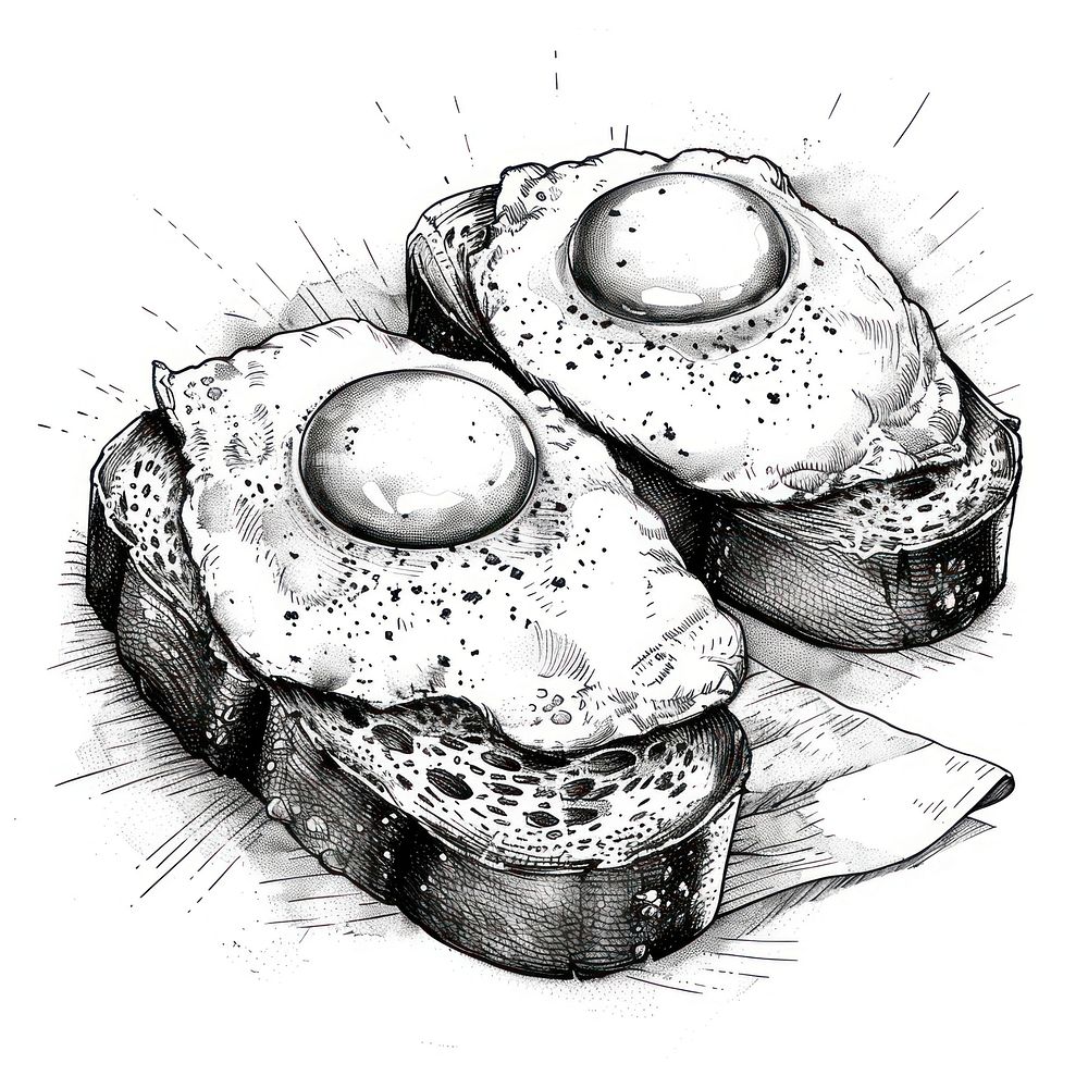 Brunch sketch illustrated drawing. | Free Photo - rawpixel