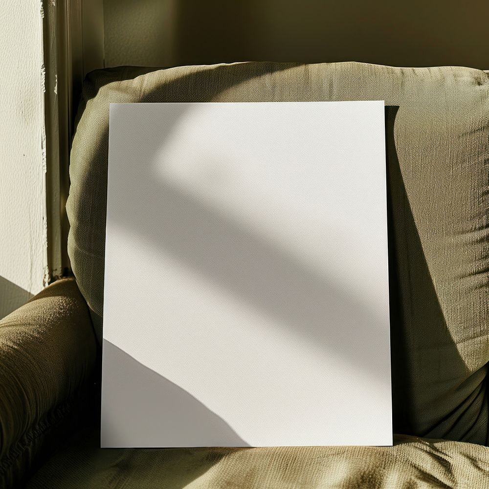 Blank white A0 paper furniture | Free Photo - rawpixel