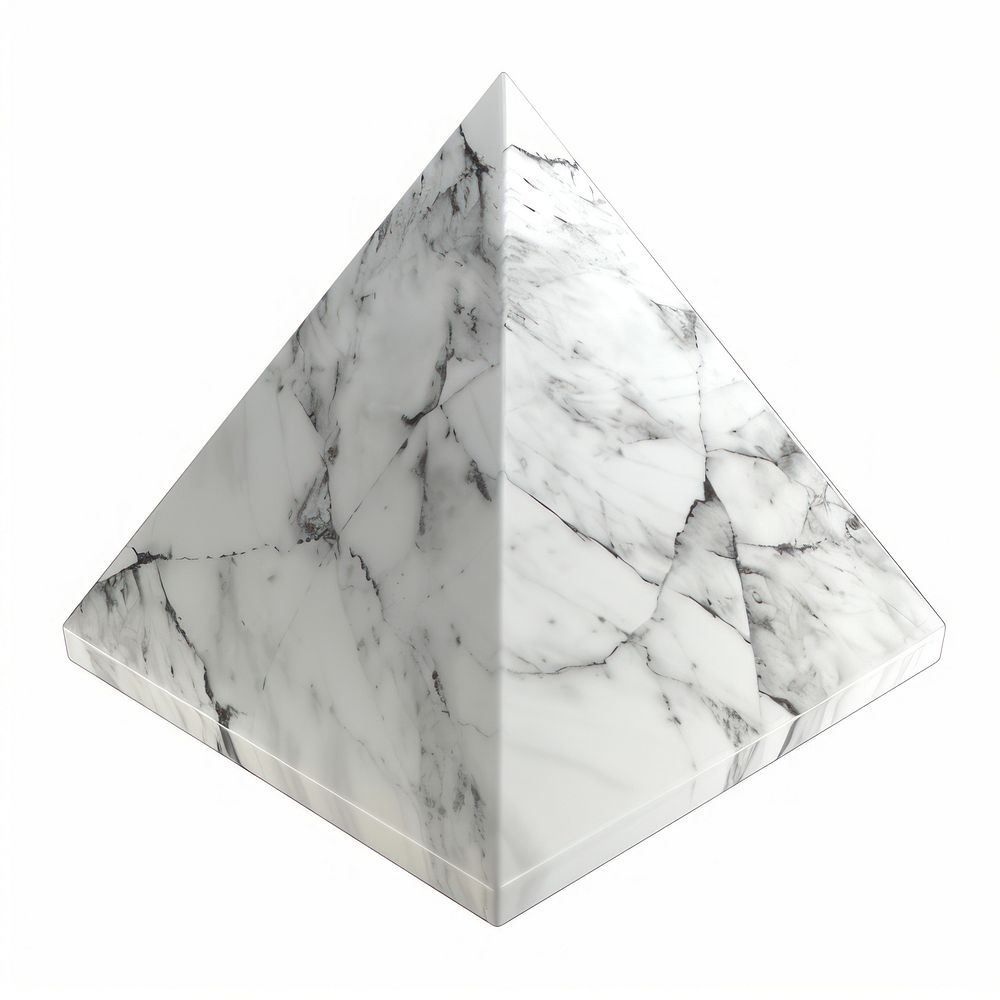 3D Marble pyramid shape form. | Free Photo Illustration - rawpixel