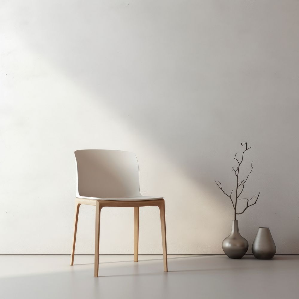 Chair mockup architecture furniture building. | Free Photo - rawpixel