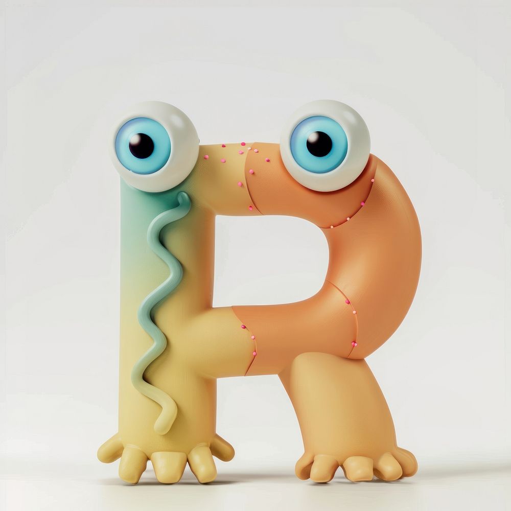 Letter R wildlife number symbol. | Free Photo Illustration - rawpixel