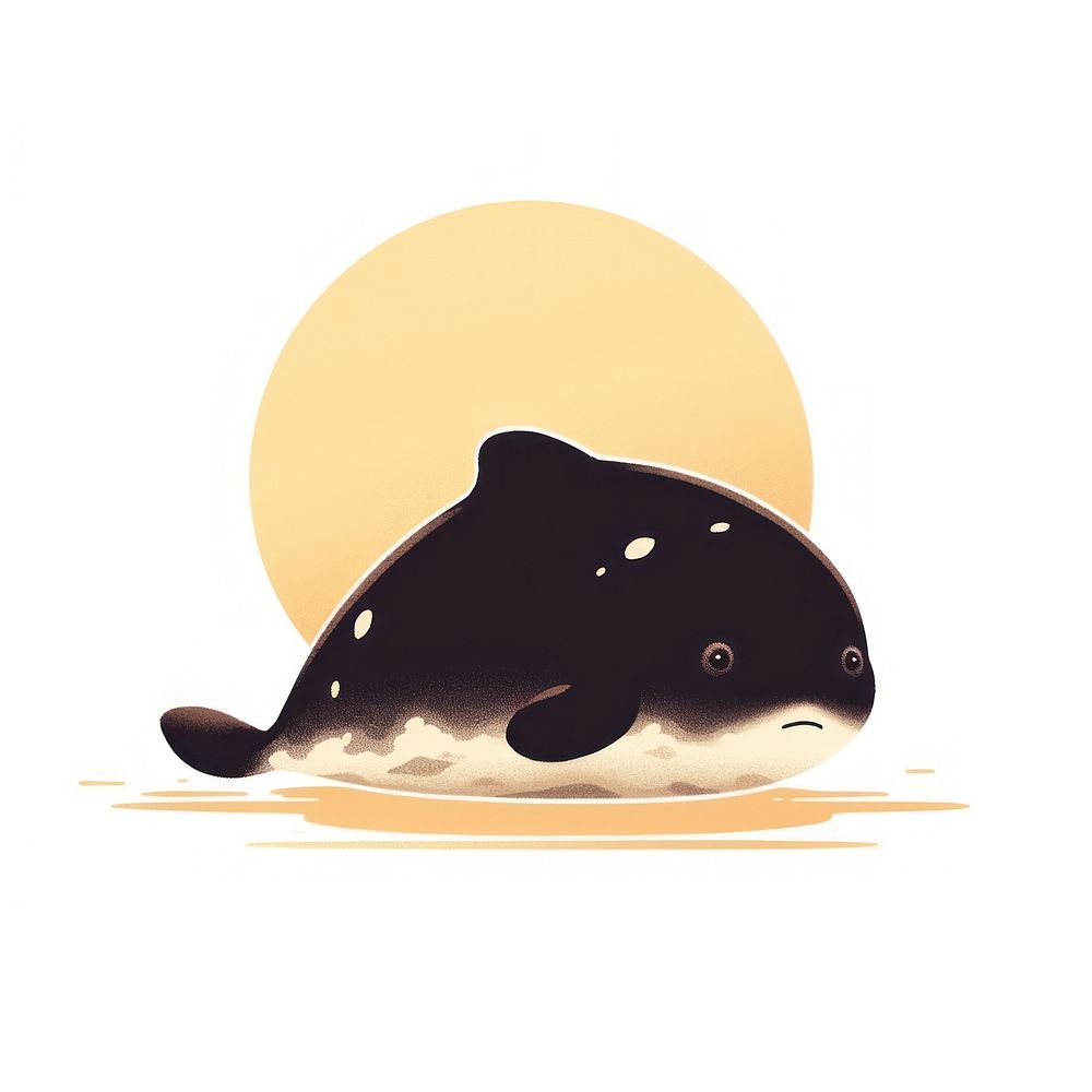 Ocean sunfish animal mammal whale. | Free Photo Illustration - rawpixel