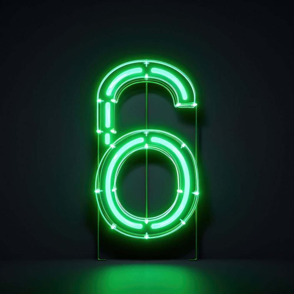 Line neon 6g icon light. | Free Photo Illustration - rawpixel