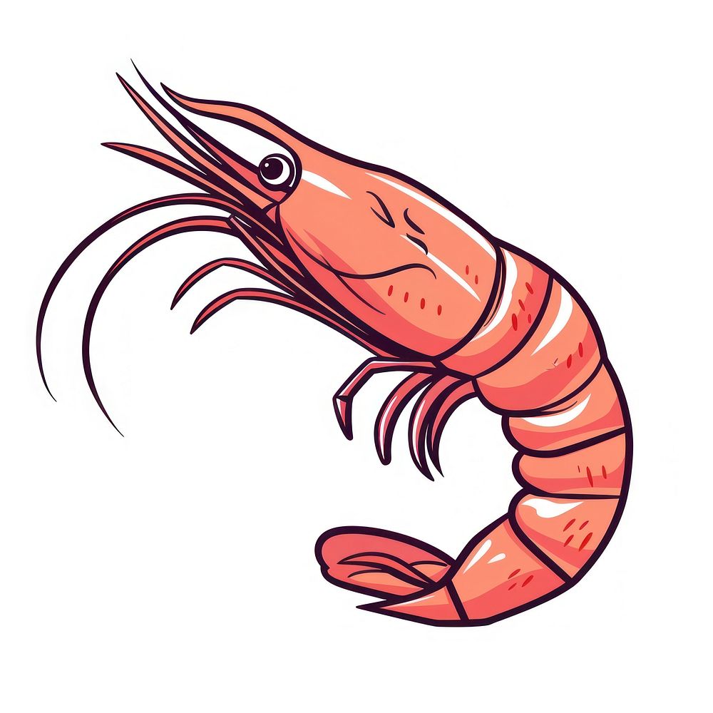 Shrimp invertebrate seafood animal. | Free Photo Illustration - rawpixel